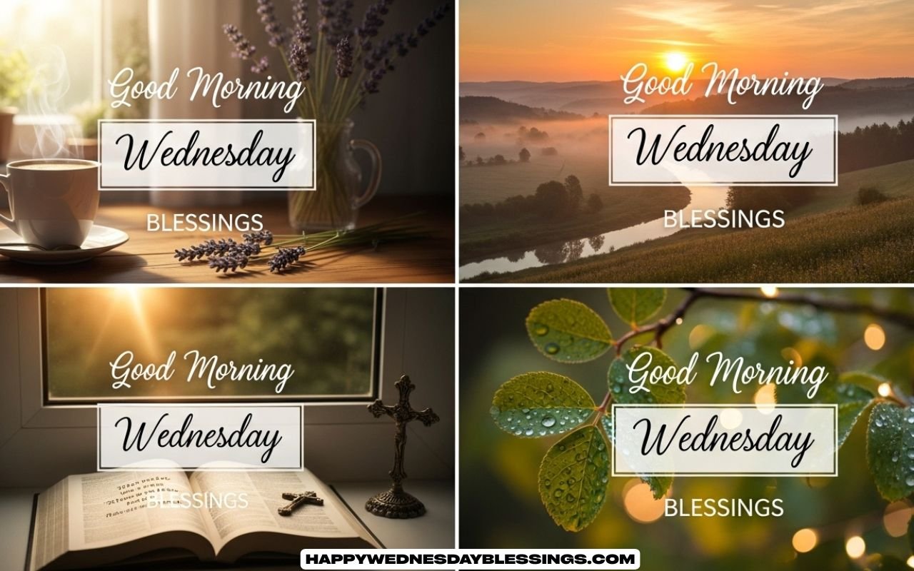 100+ Beautiful Good Morning Wednesday Blessings and Images