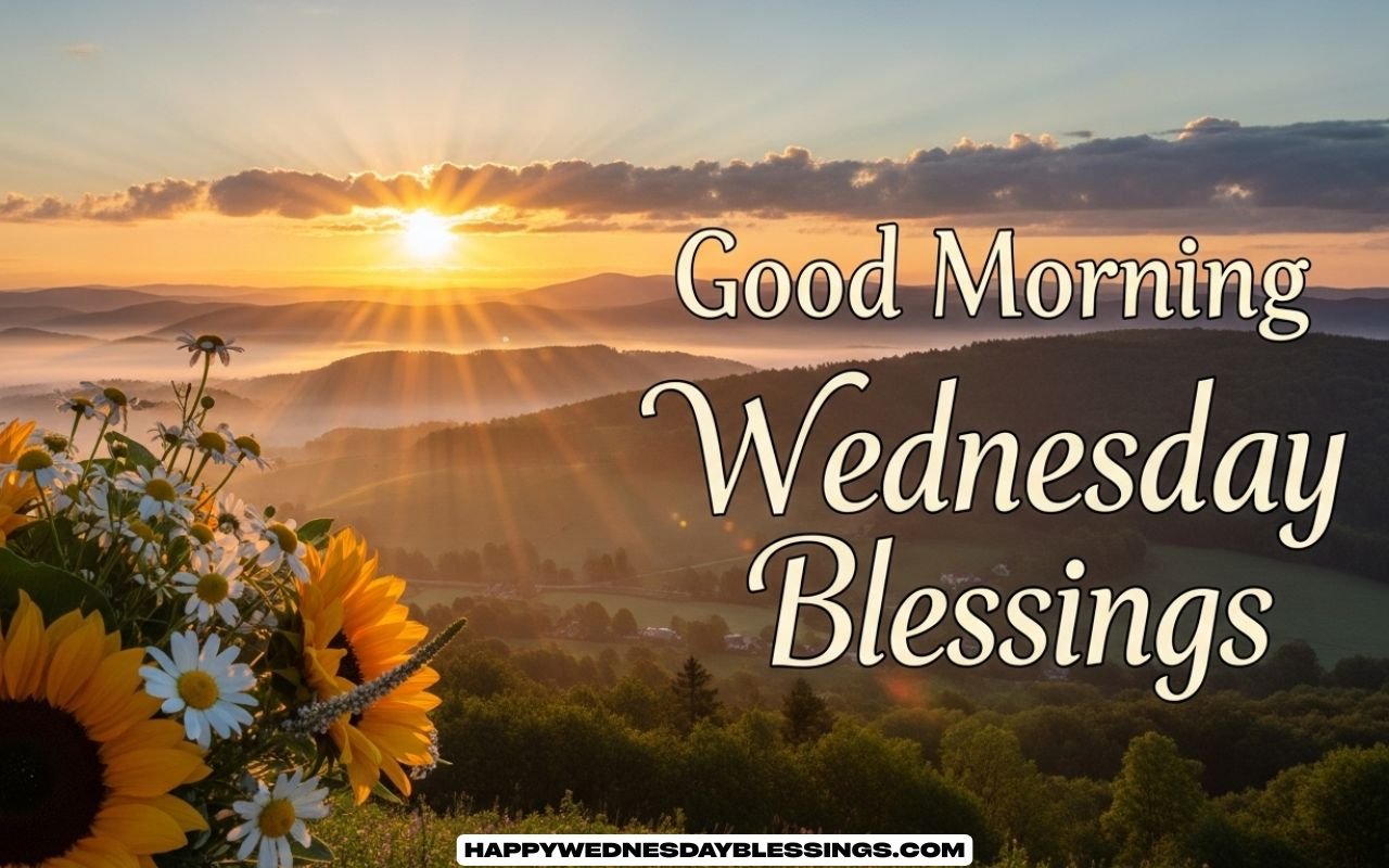100+ Beautiful Good Morning Wednesday Blessings and Images