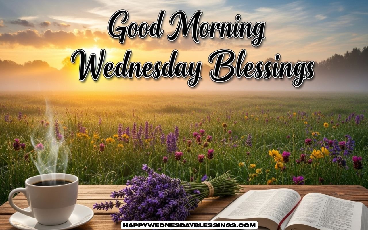 100+ Beautiful Good Morning Wednesday Blessings and Images