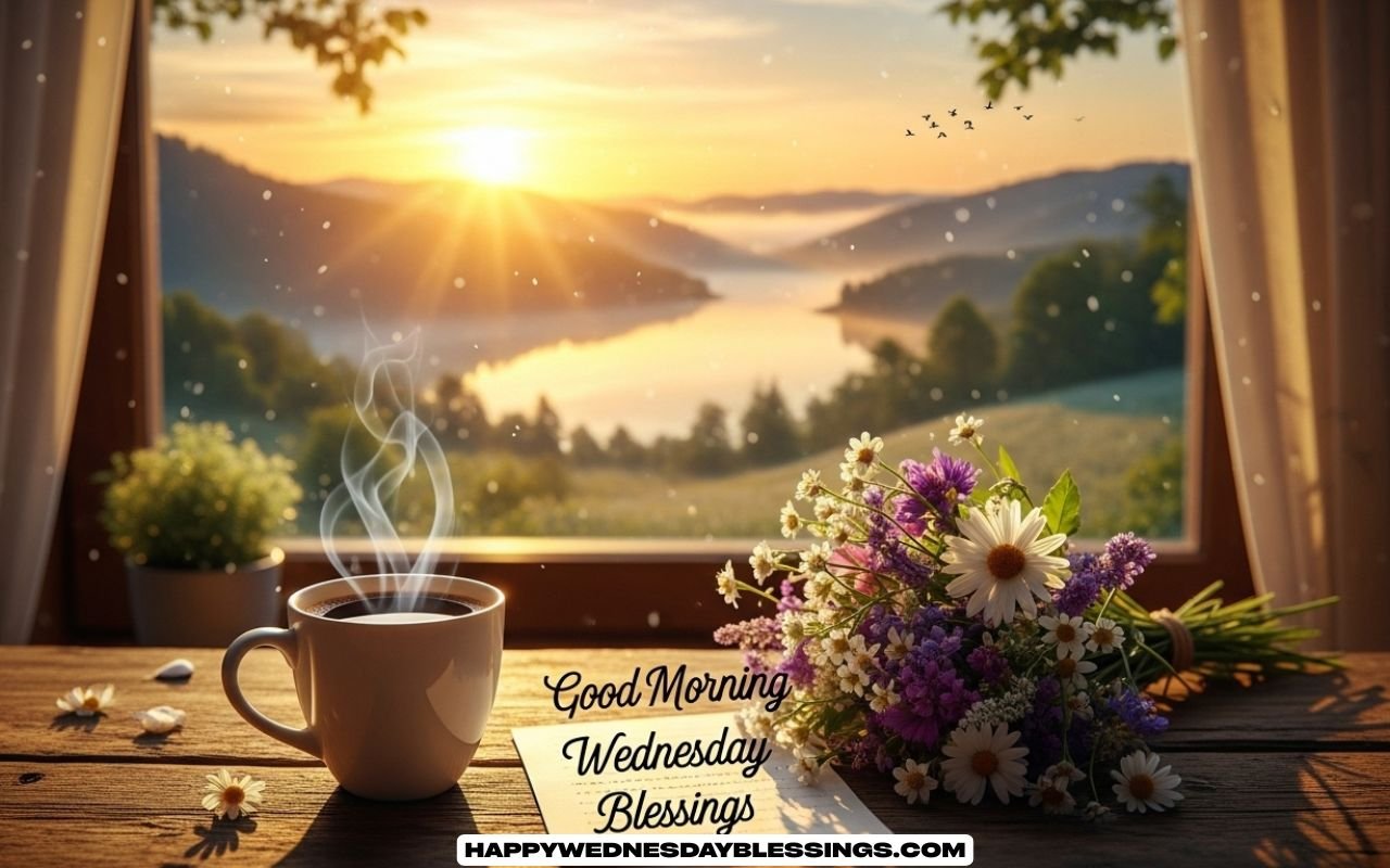 100+ Beautiful Good Morning Wednesday Blessings and Images
